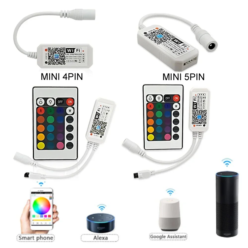 CHTPON Wi-Fi RGB/RGBW контроллер IR24K WiFi RGB 4pin