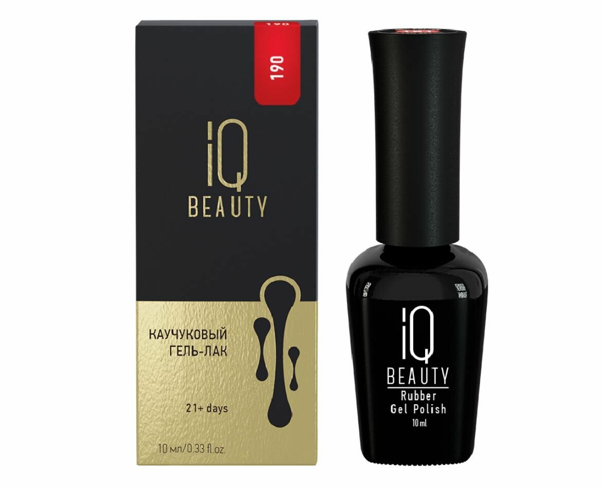 IQ Beauty, гель лак каучуковый Wild Jardin, 190, 10 мл