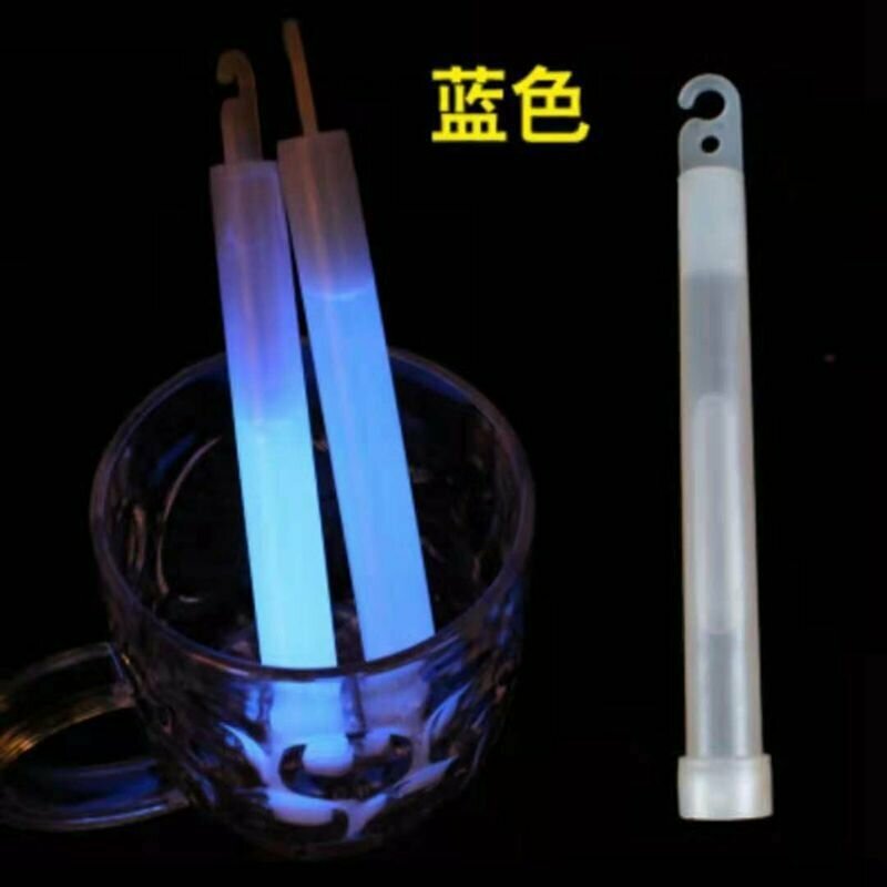 6inch Светящаяся палочка, супер яркая, для наружного освещения, светящаяся палочка, фонарик, светящаяся палочка с крючком