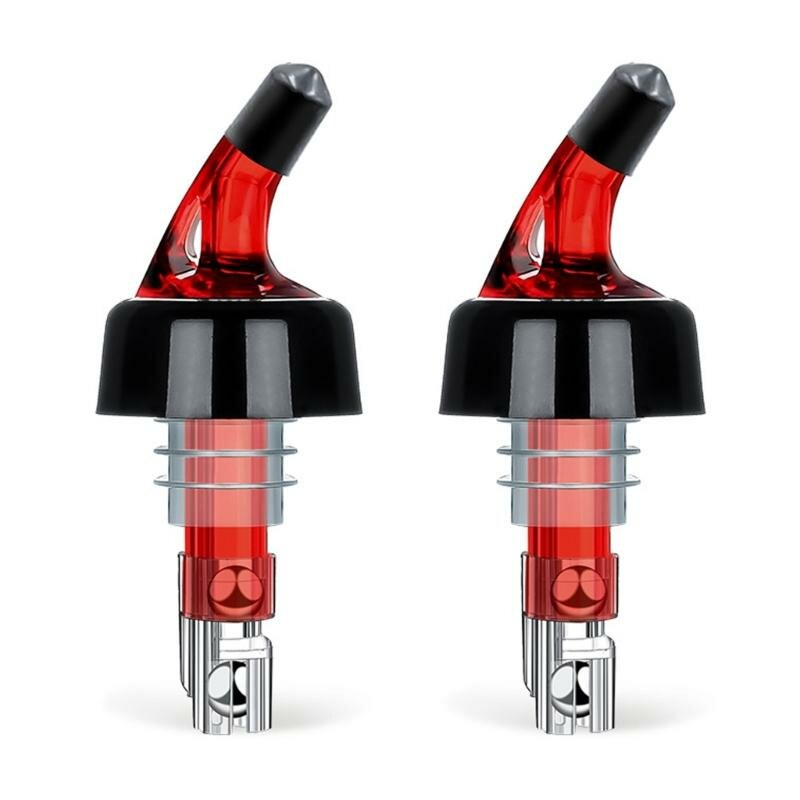 Дозатор для бутылок автоматический, 2 шт, 30 мл, красный