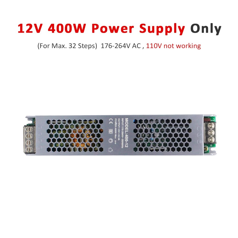 RGB Контроллер освещения лестниц MJJC 12В с датчиком движения 12V 400W Power Only