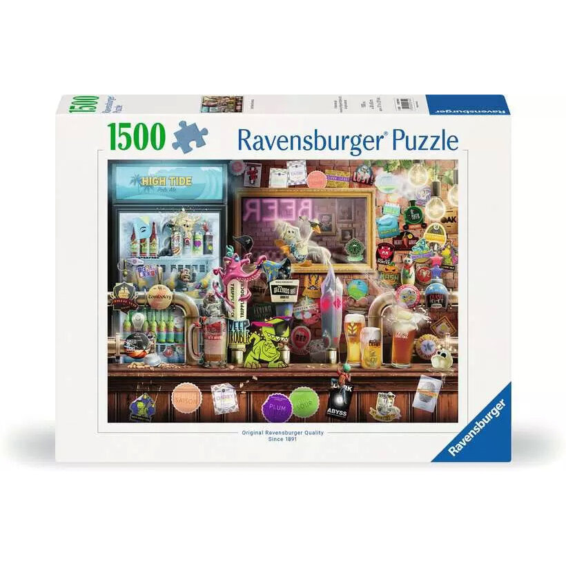 Пазл Ravensburger 1500 Изобилие крафтового пива, арт.00744, классический