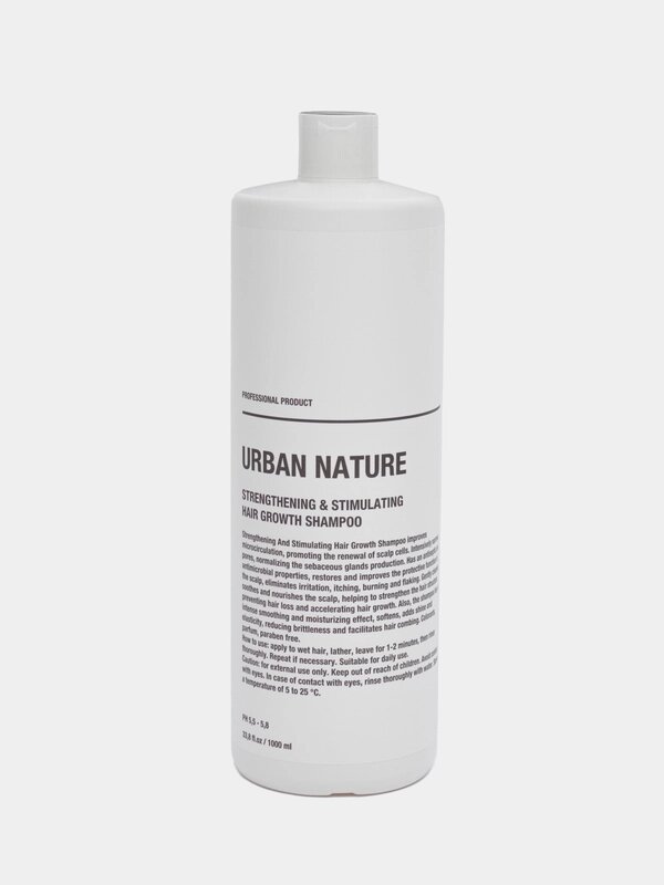 Шампунь укрепляющий URBAN NATURE стимулирующий рост волос