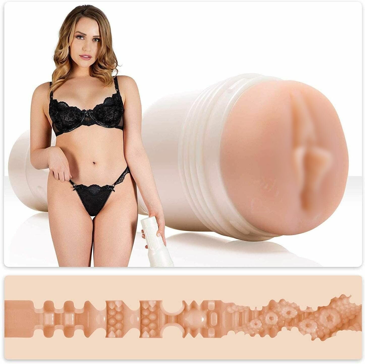Мастурбатор-вагина Fleshlight Girls Mia Malkova Lvl Up, белый