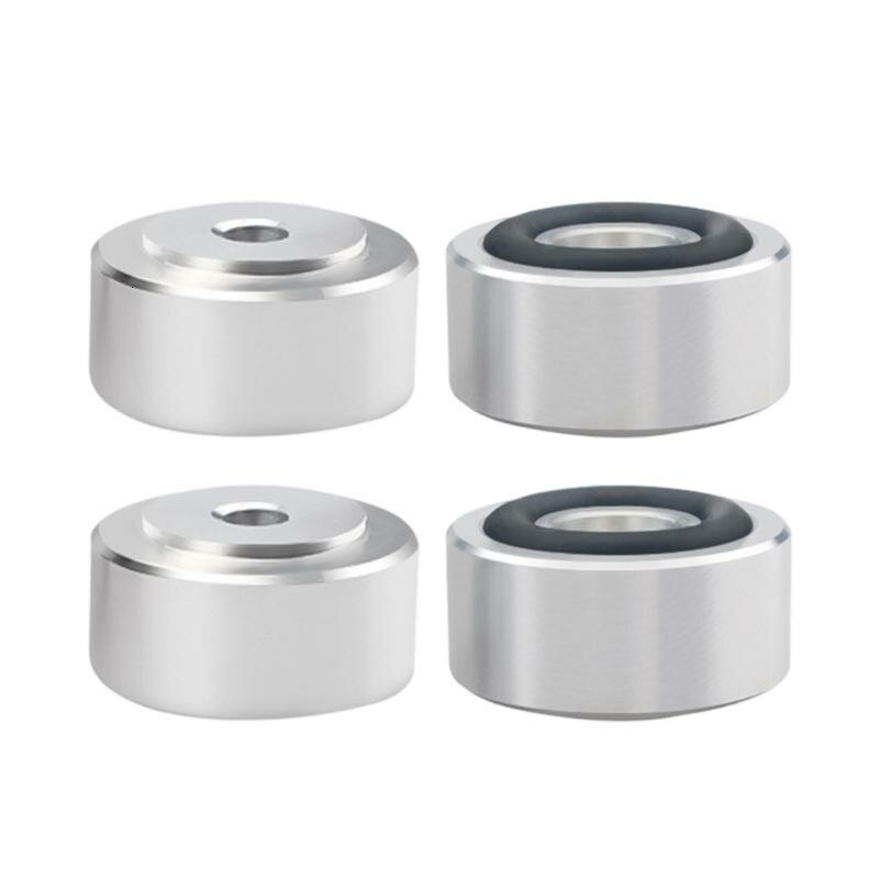 Подставки-демпферы для акустики, 4 шт, серебряная среда