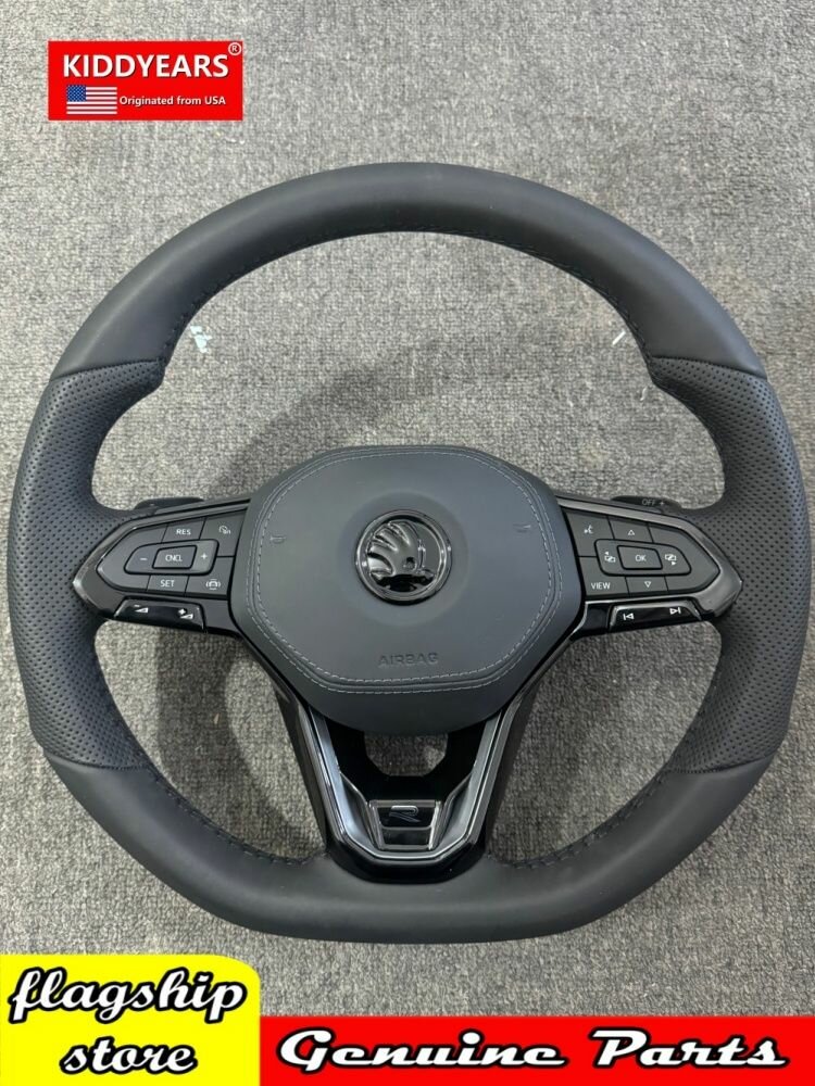 Подходит для рулевого колеса Volkswagen Skoda в комплекте с подушкой безопасности.