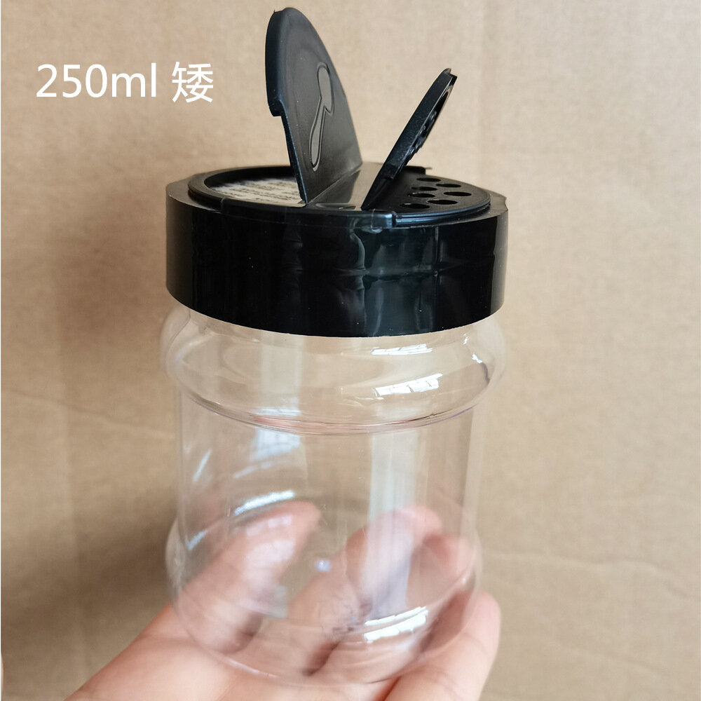 Контейнер для приправ с крышкой-бабочкой, пластиковая бутылка для перца, бутылка для приправы, бутылка для BBQ с золотой фольгой, бутылка для посыпки золотым порошком, банка для приправ