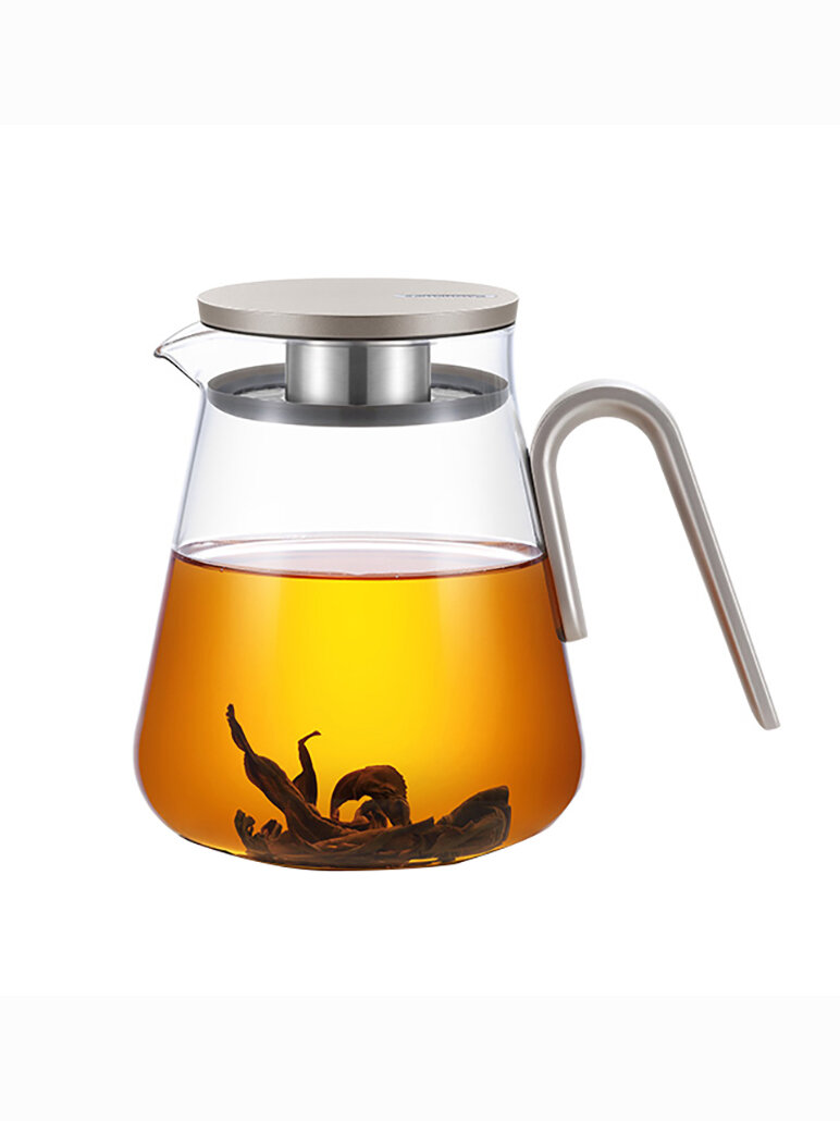 Стеклянный заварочный чайник с фильтром, 800 мл
