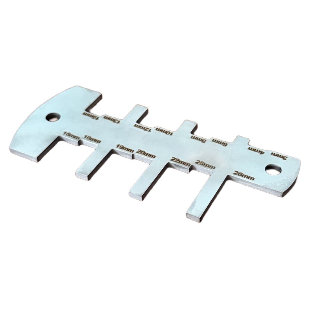 Измеритель Высоты Из нержавеющей Стали Для Деревообрабатывающего Фрезера Глубиномер 3-26 мм Точный Измерительный Инструмент С Гладкими Поверхностями