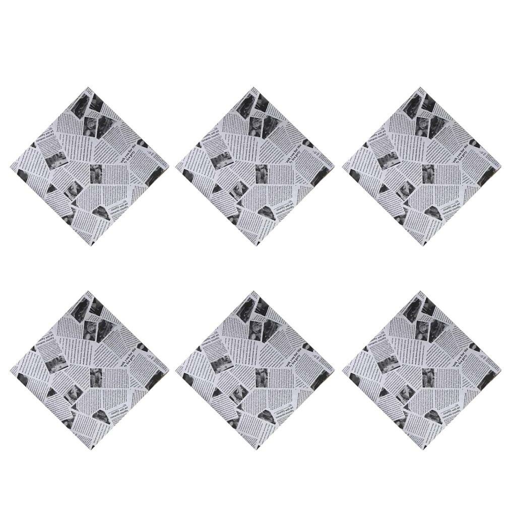 Бумага для упаковки гамбургеров, 500 шт, 22x22 см 156581