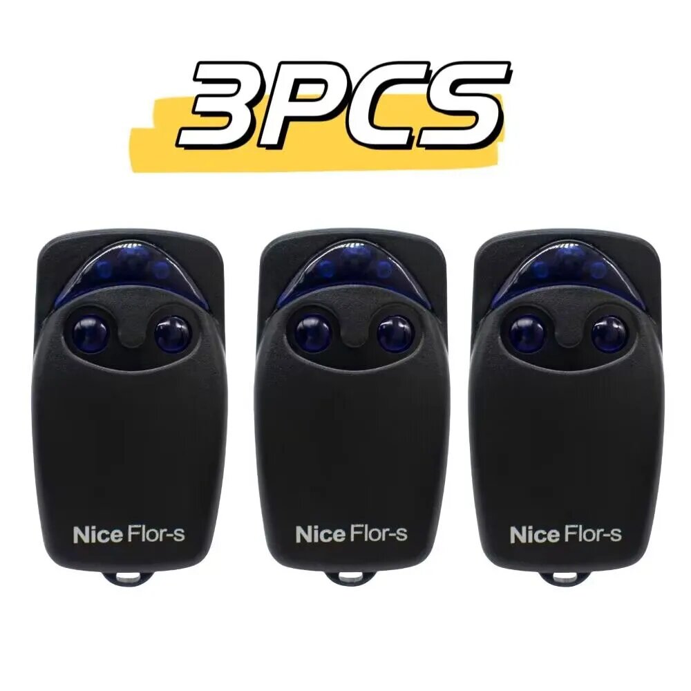 3 шт Пульт для шлагбаумов и ворот NICE FLO2R-S