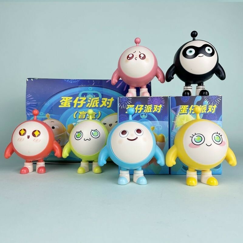 Яйцо для вечеринки, слепая коробка, фигурка, мультяшный орнамент, милый яйцо, игровое периферийное капсульное игрушечное подарок