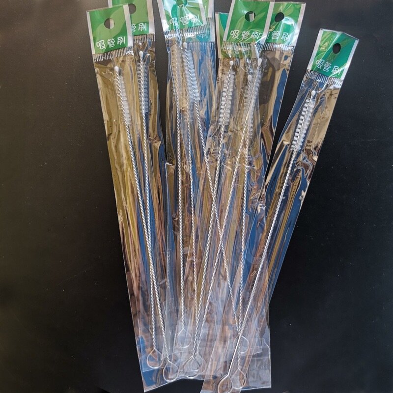 Щетка для чистки соломинок из нержавеющей стали, инструмент для чистки детских бутылочек, сосок, пробирок, чашек, спиральная головка, стальная проволока