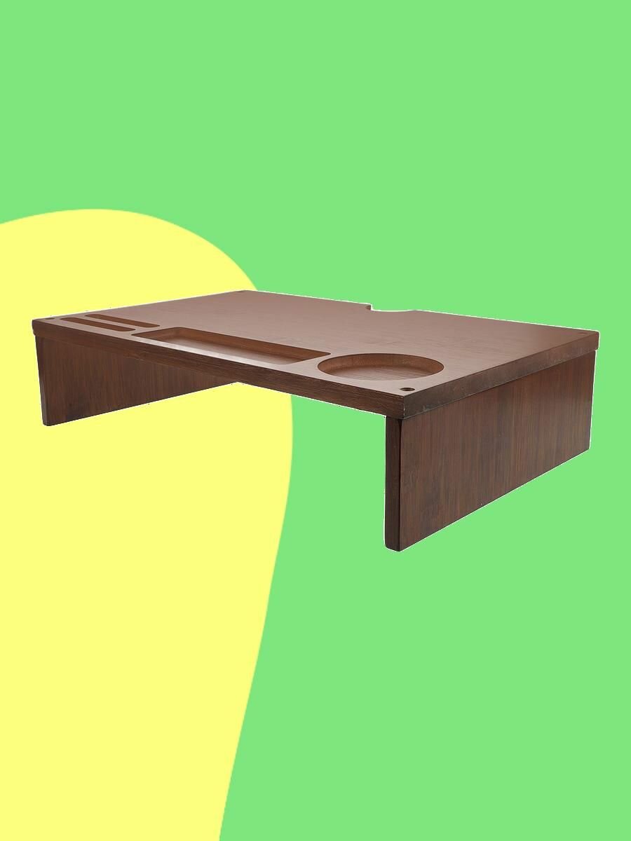 Подставка Для Монитора, Из Дерева, Для Поддержки И Комфорта, 1 Шт