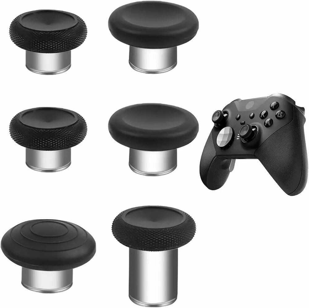 Металлические стики для контроллера Xbox One Elite Series 2, 6 штук, черные