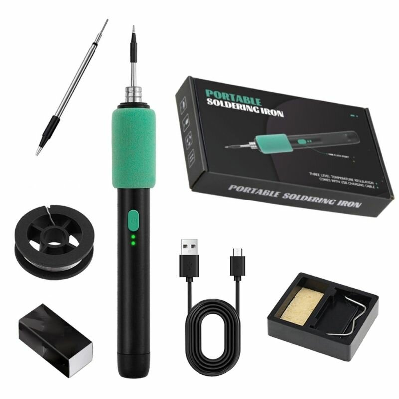 Бумажная коробка для портативного перезаряжаемого электрического паяльника USB-с цветной коробкой головки