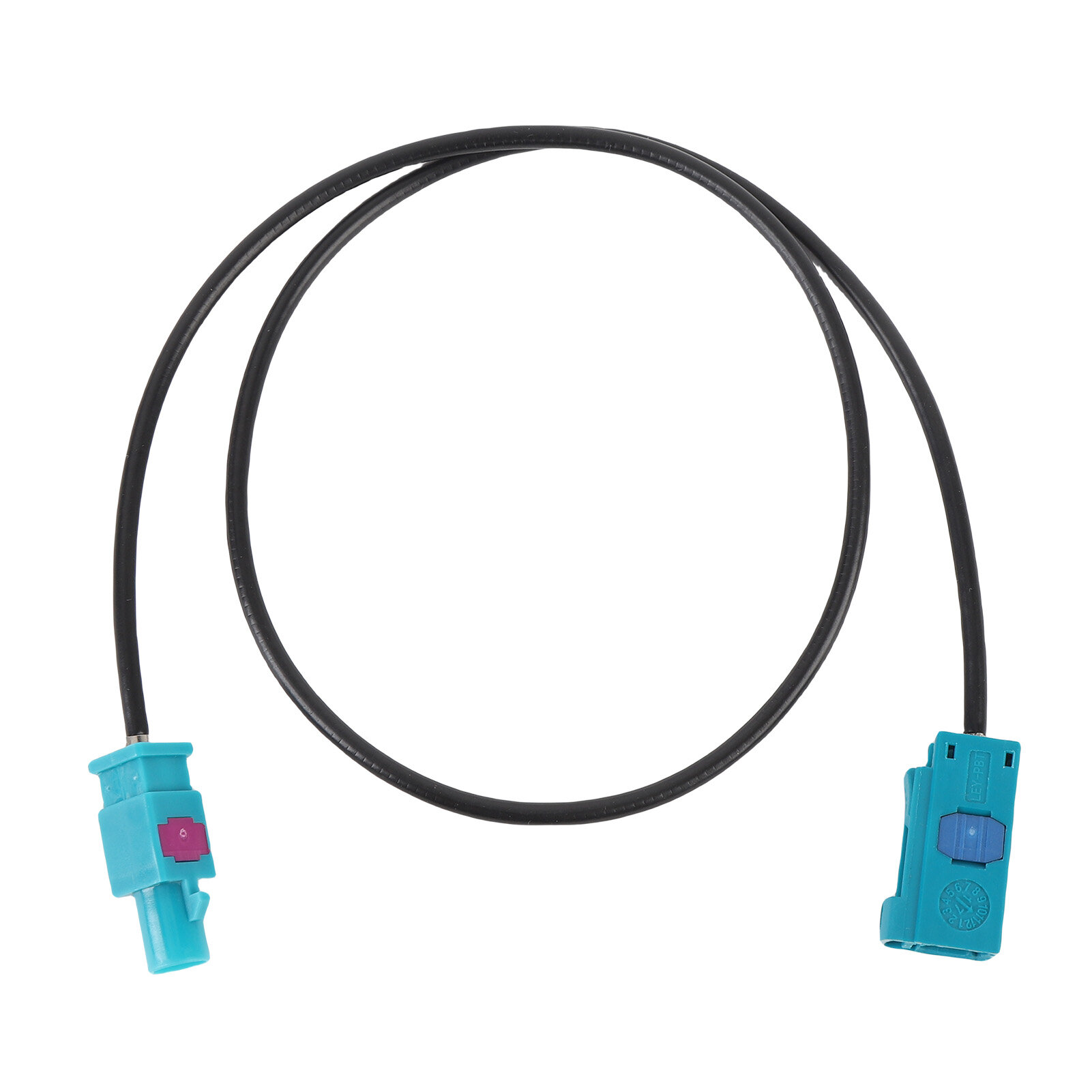 Удлинительный кабель для автомобильной антенны FAKRA (гнездо) к стереомагнитоле, телевизору, колонкам и мультимедийному плееру, 50 см / 19,7 дюйма.