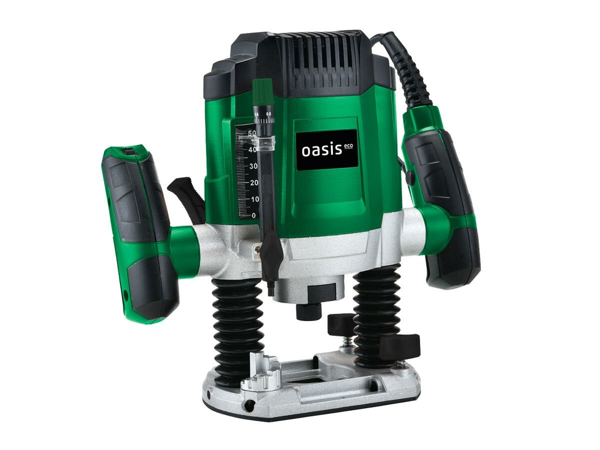 Фрезер 1400ВТ 16000-30000 об. МИН. Цанг. Зажим 8ММ ХОД фрезы 54ММ ВЕС 3.55КГ OASIS