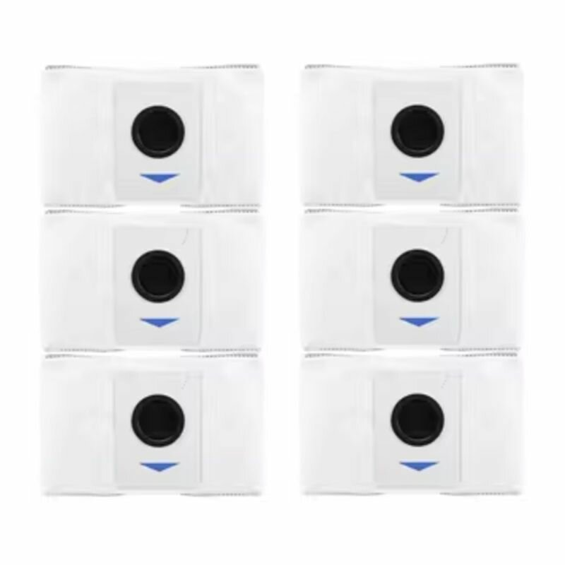 6 шт Мешок для сбора пыли для запасных частей роботапылесоса T20/T20MAX/T20PRO/X1 OMNI/T10 Omni/Turbo