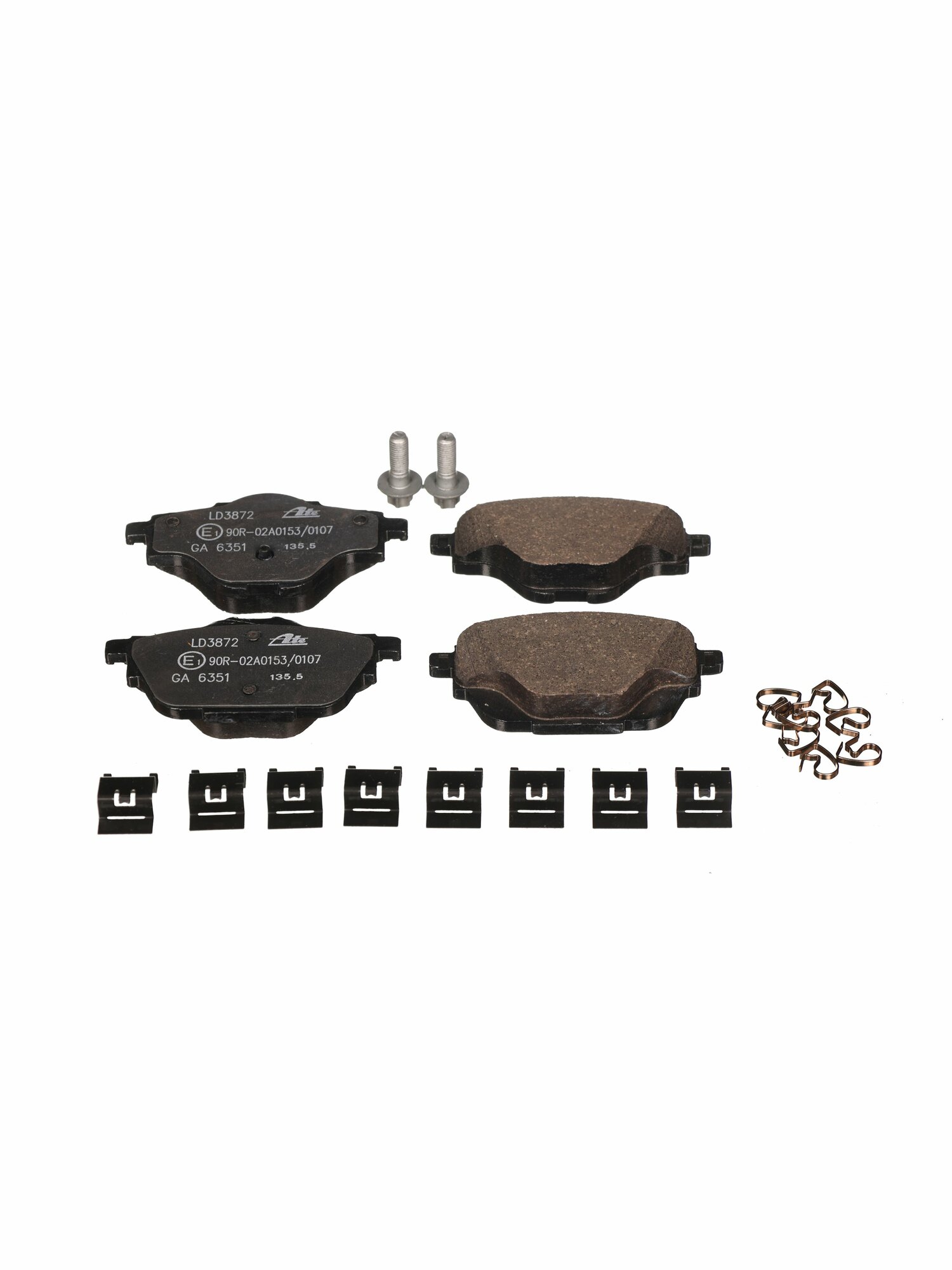 Колодки тормозные дисковые задние ATE (13.0470-3872.2) CERAMIC