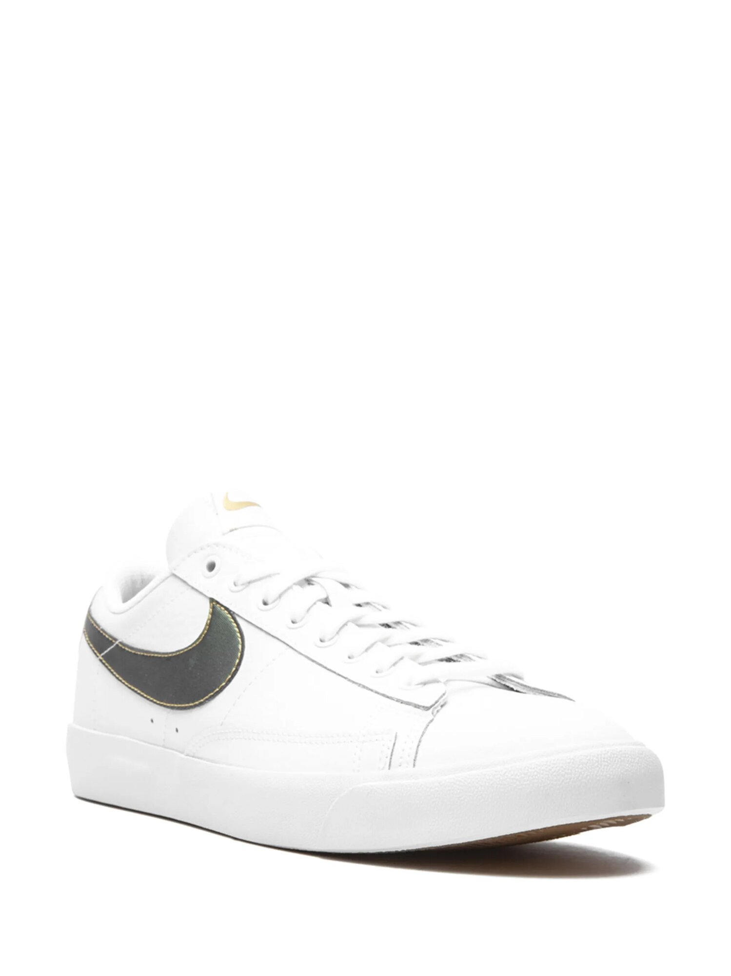 Кроссовки NIKE Blazer Low Premium, размер 13 US, серебристый — фото 1