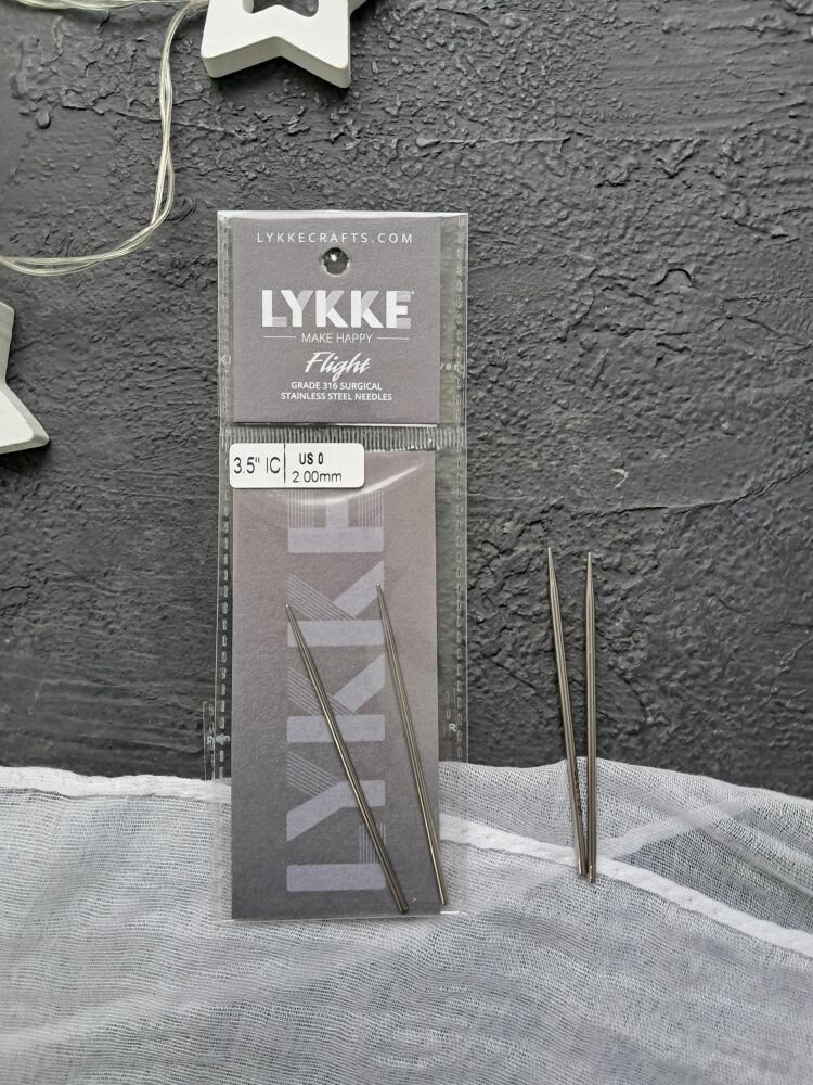 Lykke Flight Съёмные спицы 7 см Металл (2.00 мм)