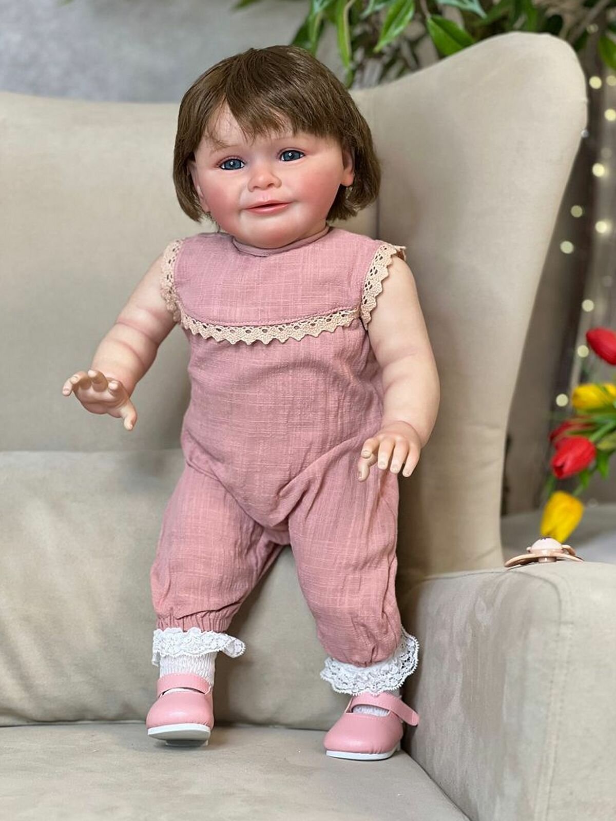 Кукла Реборн мягконабивная 60 см