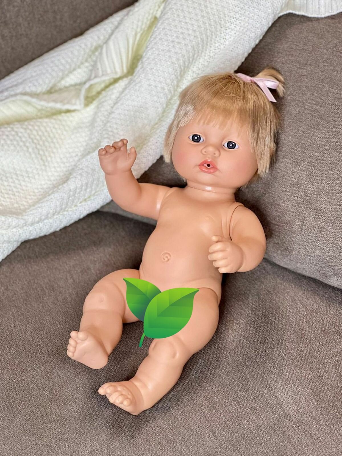 Кукла BERJUAN виниловая 38 см Newborn без одежды