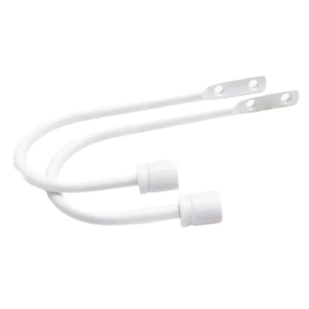 Элегантные металлические фиксаторы для штор, 2 шт, настенные подхваты оконной драпировки, крючки с винтами, декор домашнего офиса