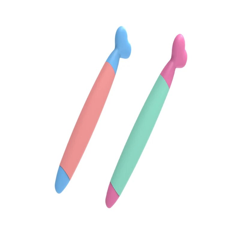 Детский силиконовый стилус Lightpink и Green