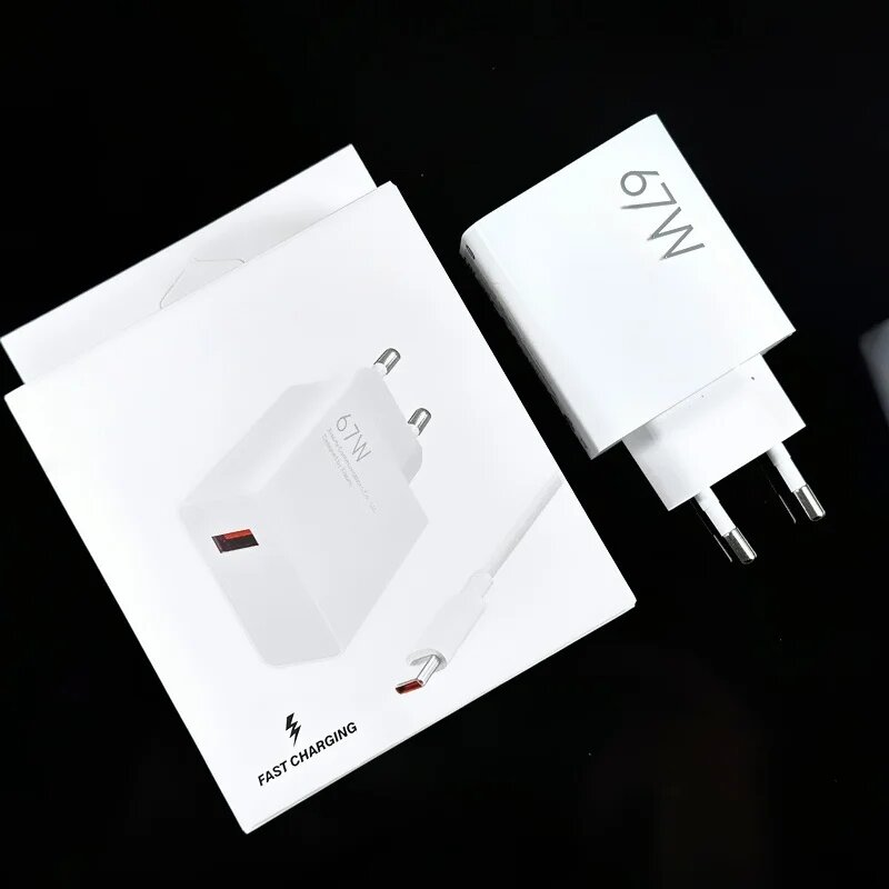 Зарядное устройство Xiaomi 67W Turbo Charging, блок питания EU, быстрая зарядка, Box 67W EU 1M cable