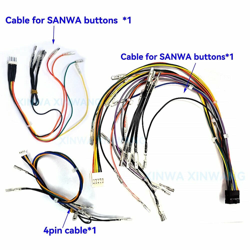 20-контактный разъем DuPont, жгут проводов, джойстик, кнопочный кабель для контроллера Brook Hitbox PS4, PS5, Sanwa, аркадный игровой автомат, сделай сам