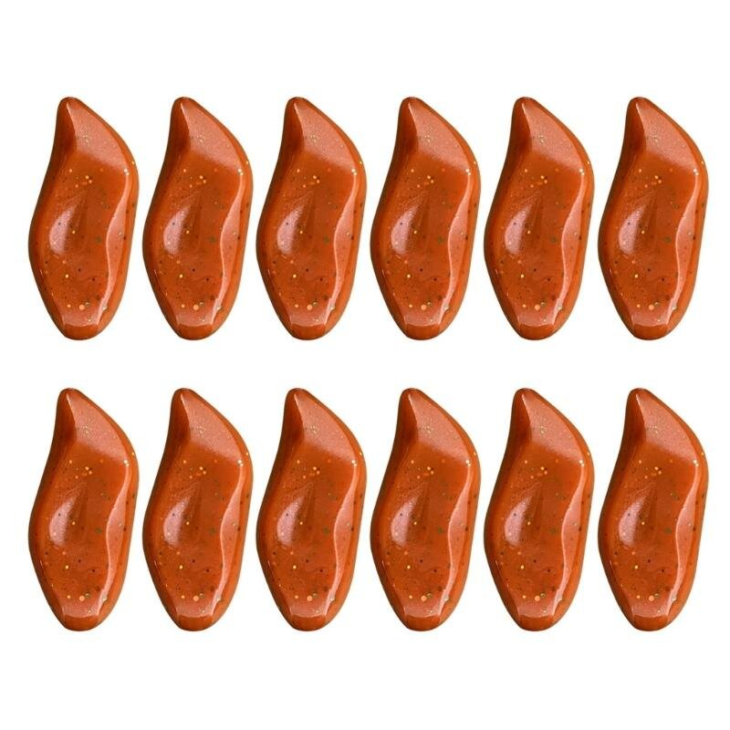 12 шт. мягких приманок для рыбалки в виде кусочков сома, Соус красный
