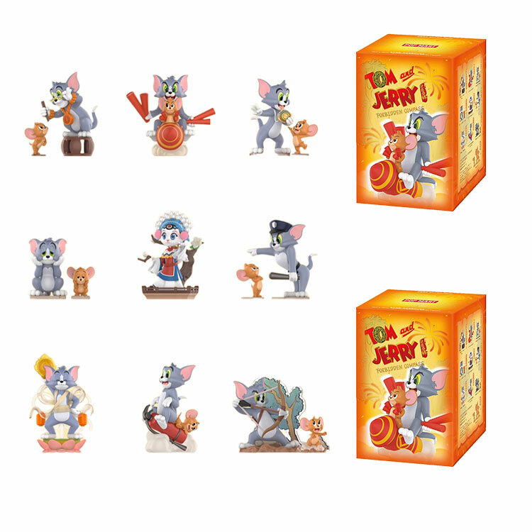 Фигурки унисекс POP MART Том и Джерри Запретный компас, 2 шт.