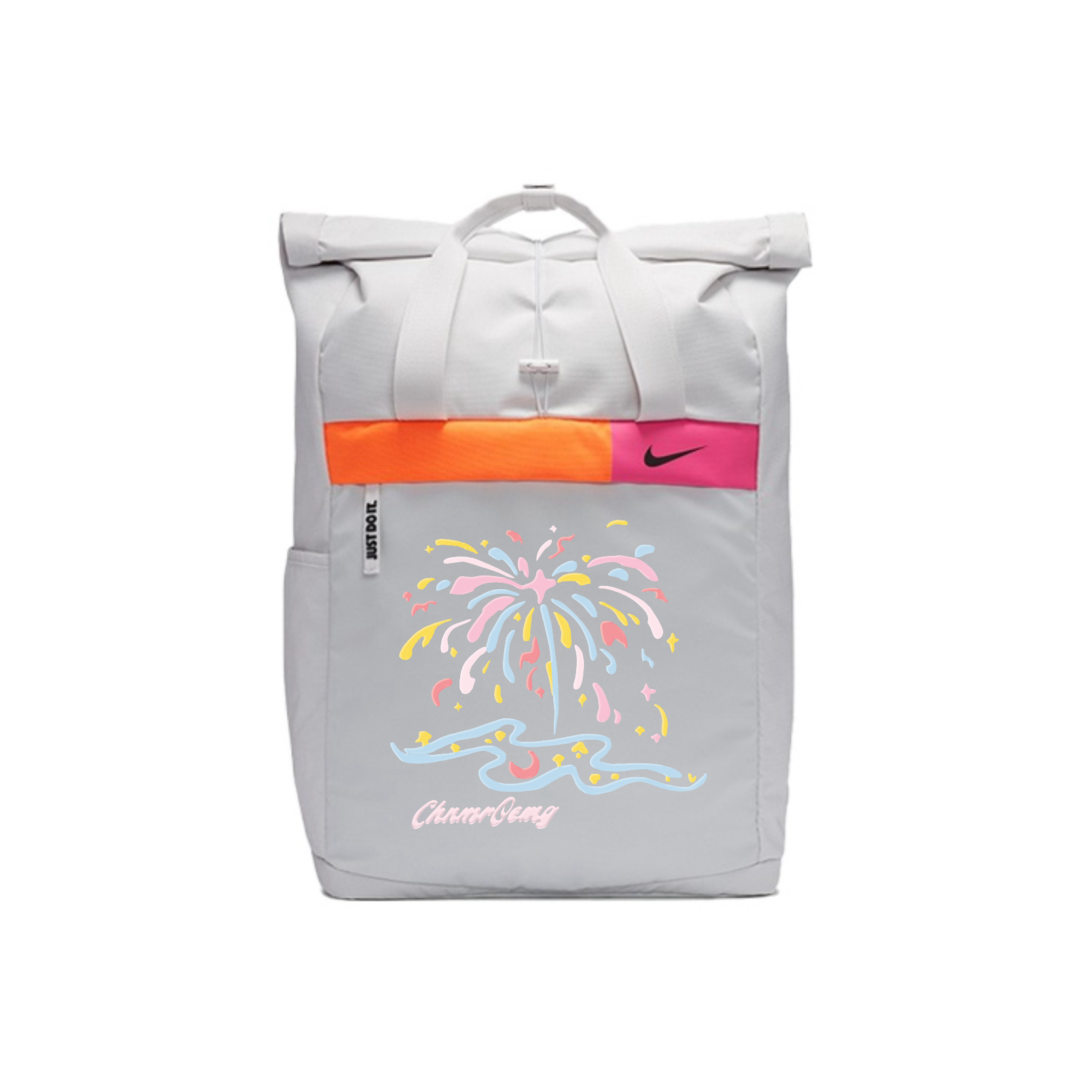 Рюкзак унисекс Nike Fabric Backpack Light Silver Gray