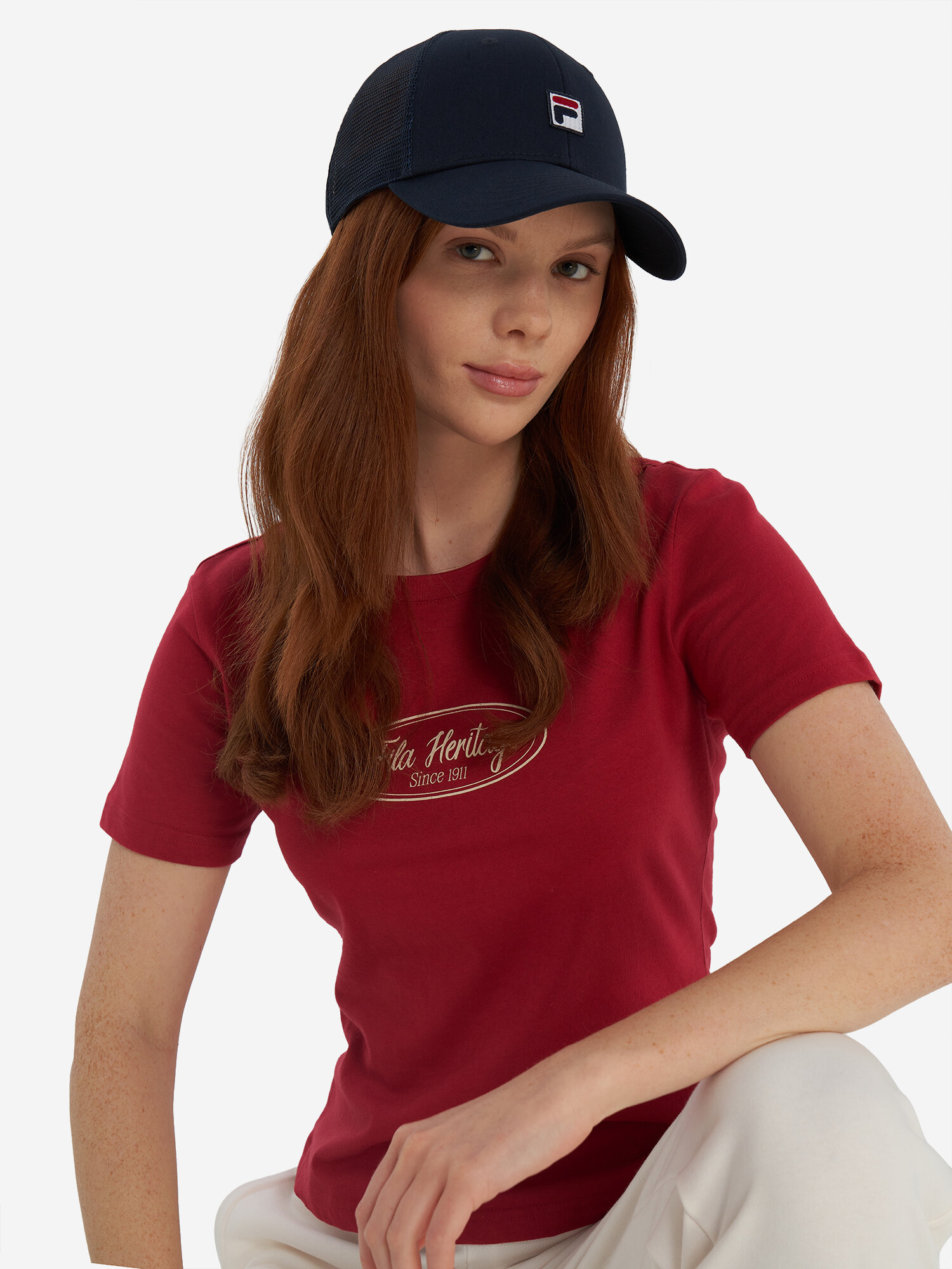 Бейсболка Fila для мужчин и женщин, размер one size, синий — фото 1