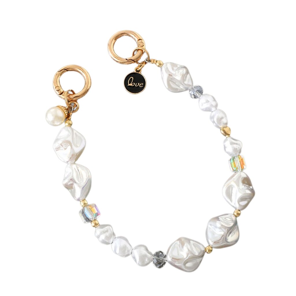 Ремешок для Телефона, Украшенный Жемчугом, Модный Браслет для Телефона, Креативный Брелок для Сумки, Чехол для Телефона, Цепочка Для Украшения