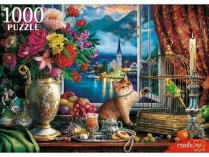 Пазл 1000 деталей Натюрморт с видом на Гальштат