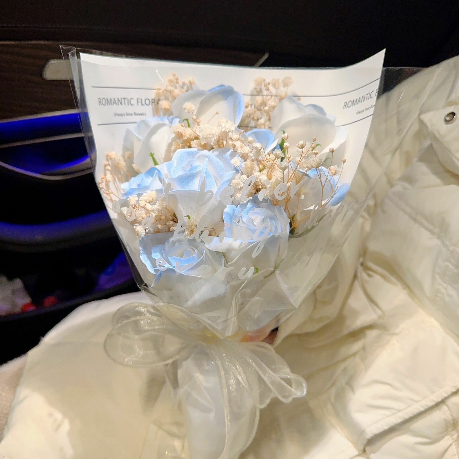 Букет вечных цветов-Искусственный мыльный цветок