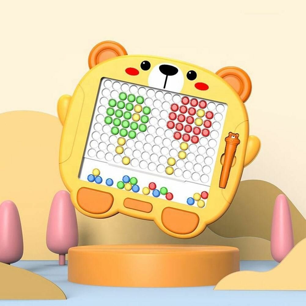 Развивающий магнитный планшет, Магнитная цветная доска для рисования, детская игрушка, рисовальная доска, Для мальчиков и девочек