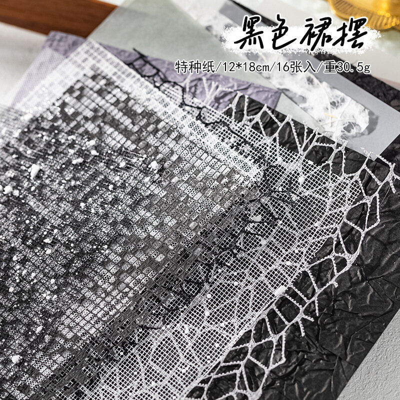 Материал для DIY Pain Pack, фоновый материал, бумага, ретро, сетка, синяя основа, бумага для журнала, коллаж, декоративная бумага Gu Mei