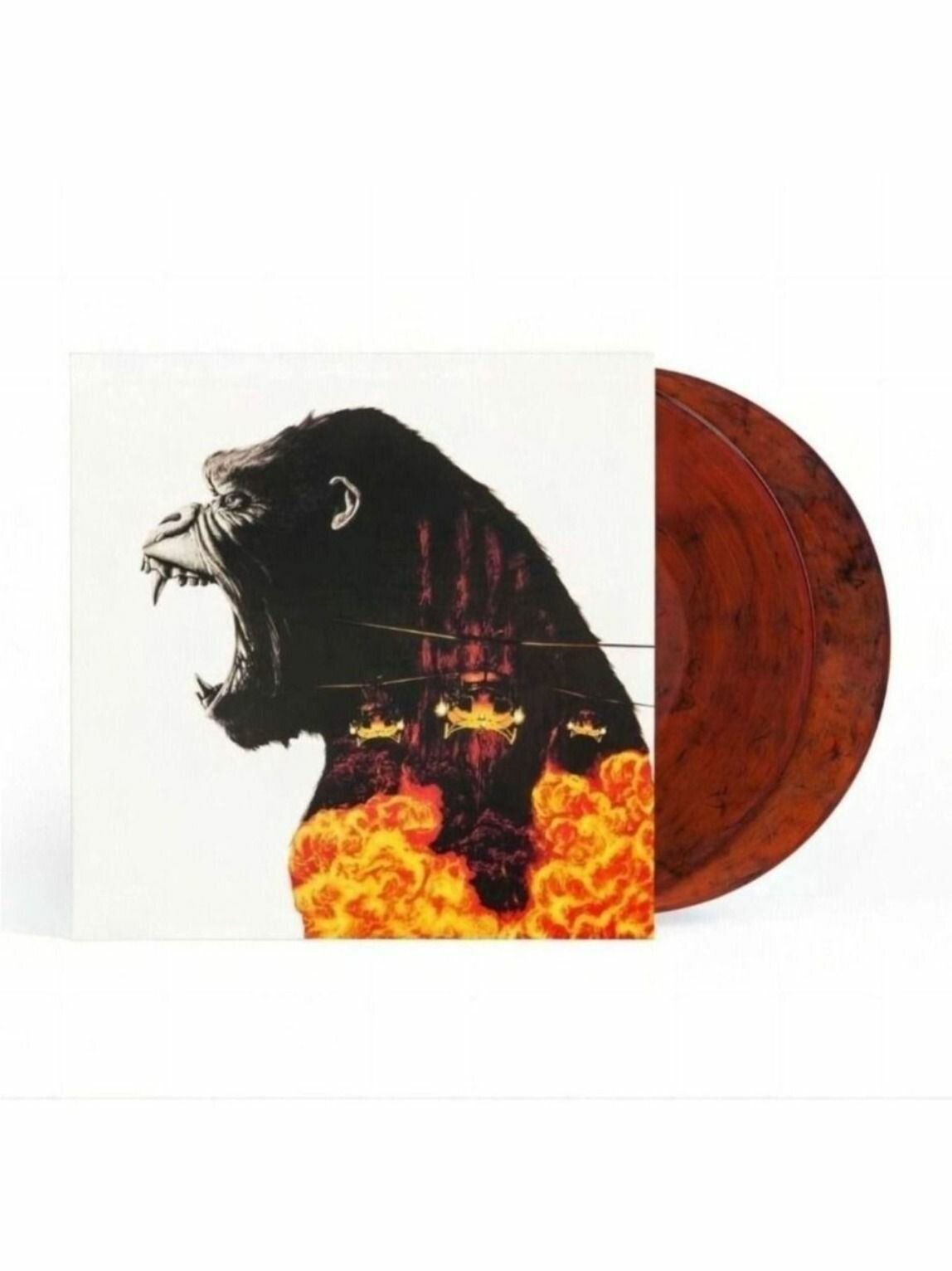 Виниловая Пластинка Henry Jackman - Kong Skull Island 2LP, Album, Stereo, Orange With Black Swirl, Gatefold, NEW,