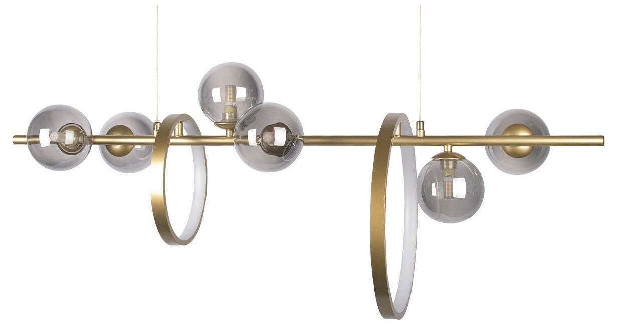 Подвесной светильник Loft it Molecule 10139/900L цвет золото На монтажной пластине Модерн