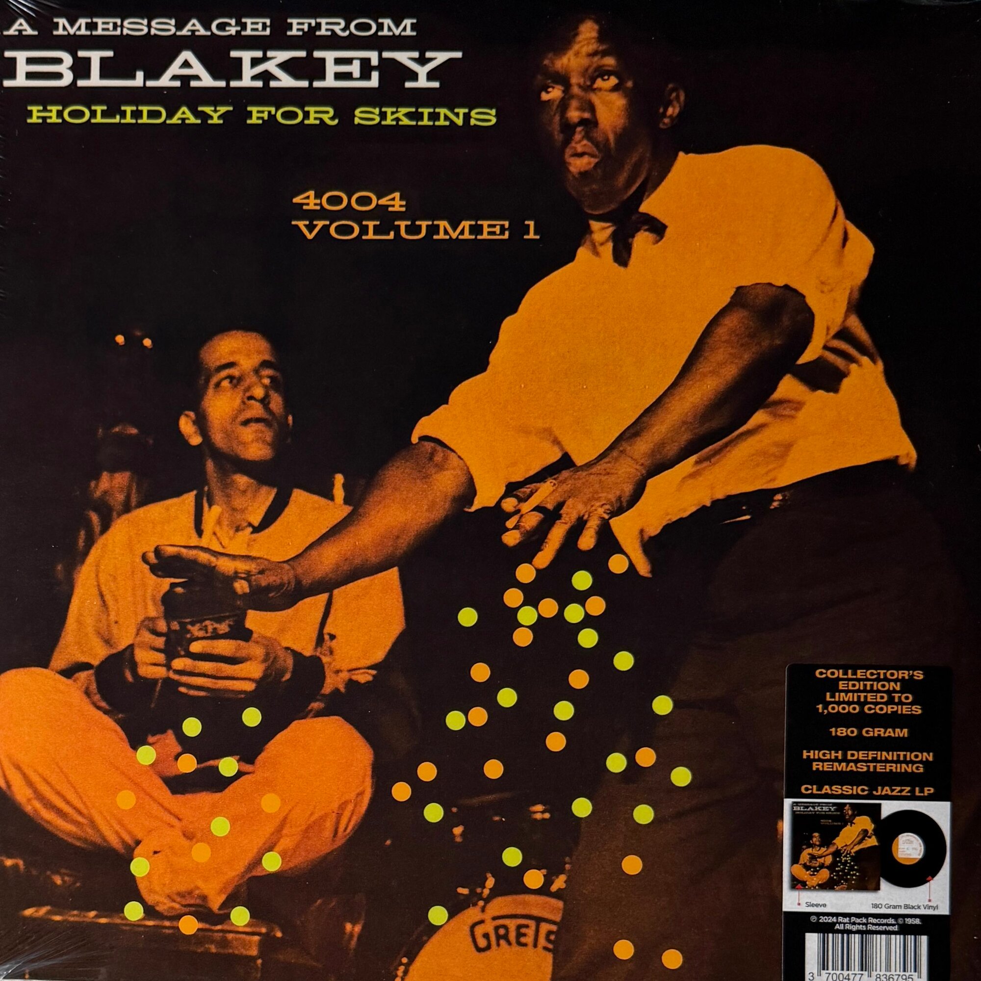 Виниловая пластинка Art Blakey Holiday For Skins Vol. 1 LP