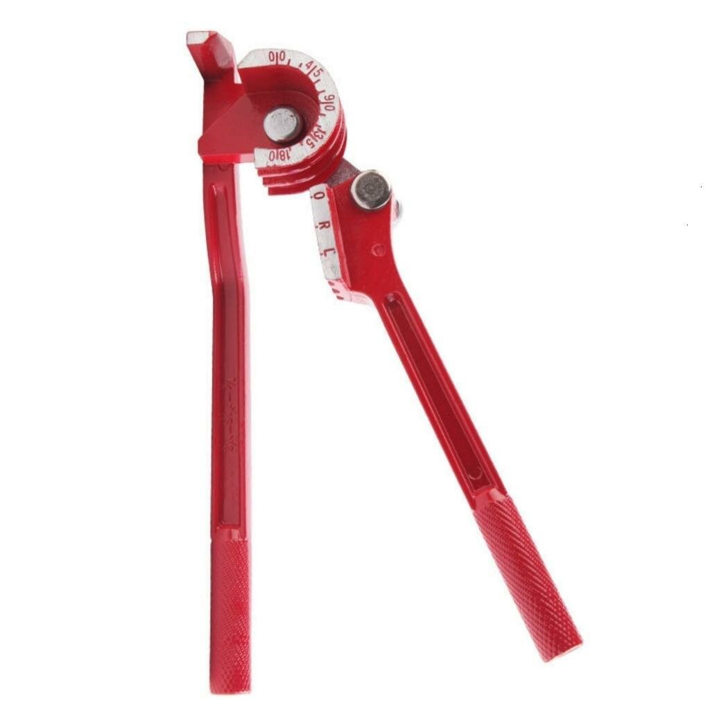 Ручной Трубогибочный Инструмент 3 В 1 Для 1/4-Дюймовых 5/16-Дюймовых 3/8-Дюймовых Труб Из Мягкого Металла С Углом наклона 0-180 Градусов Эргономичная Рукоятка Ручного Инструмента