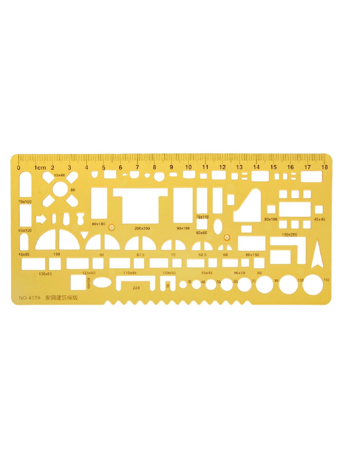 Мебель Архитектура Дома Дренаж Шаблон Чертежа Линейка Измерительный Инструмент Новый