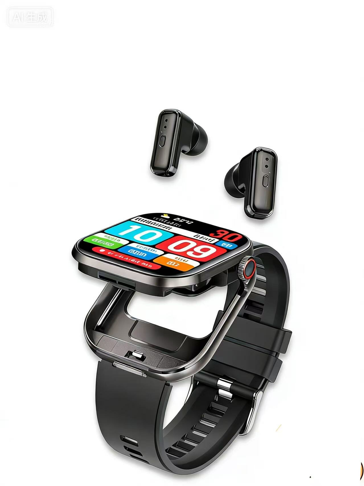 Часы lapple watch 10, смарт часы с наушниками, умные часы для девушки, смарт часы мужские с наушниками, черные