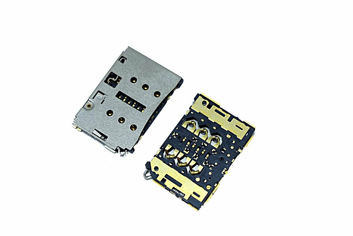 Коннектор SIM-карты (сим), mmc коннектор для Huawei P8 (S158)