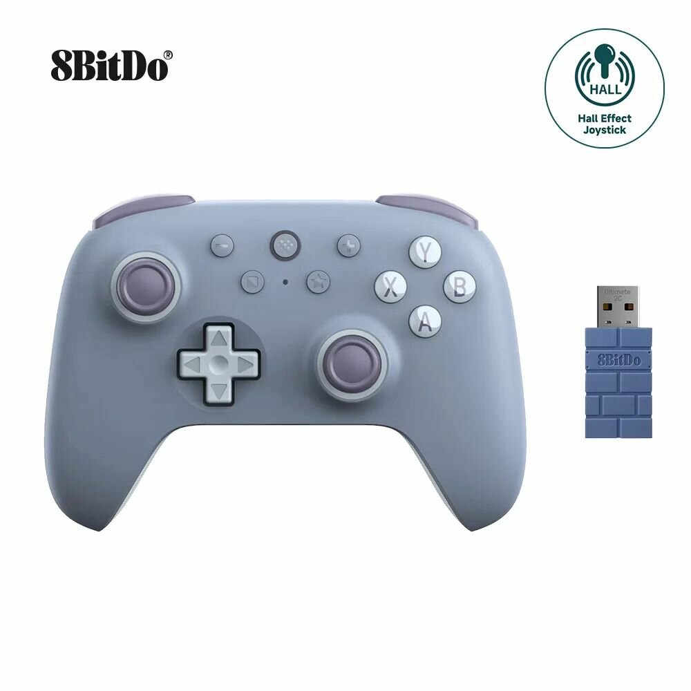 8BitDo Ultimate 2 81HD Беспроводной игровой контроллер Ultimate 2c для ПК, Windows 10, 11, Steam Deck, Android