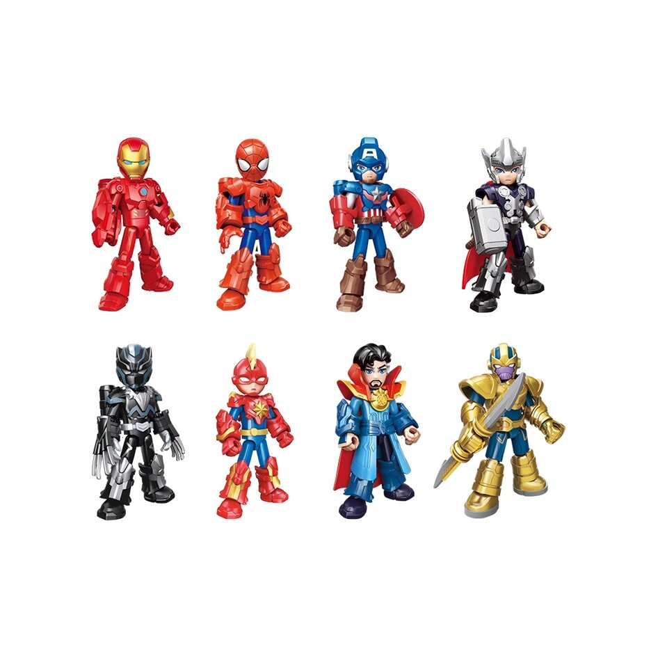 Keeppley Marvel Ultra Броня Конструкторы Первая серия Вселенная War Star Elite Слепые коробки